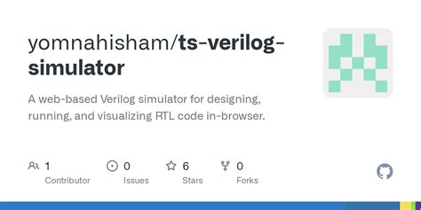 Github Yomnahishamts Verilog Simulator A Web Based Verilog