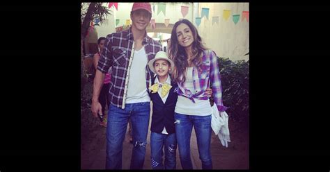 Márcio Garcia curte festa junina os filhos Nina Pedro e Felipe