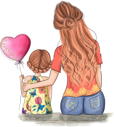 Mama E Hija Dibujo Kawaii Kawaii Imagenes De Mama E Hija Animadas Con