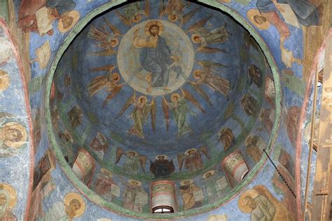 Вознесение Господне 12th Century Fresco Iconographic