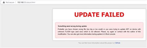 Bricked AR300M Unable To Update Uboot To Latest Version Technical