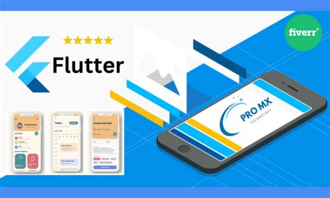 Develop Android And Ios Mobile App Using Flutter By Promx Technolog Fiverr