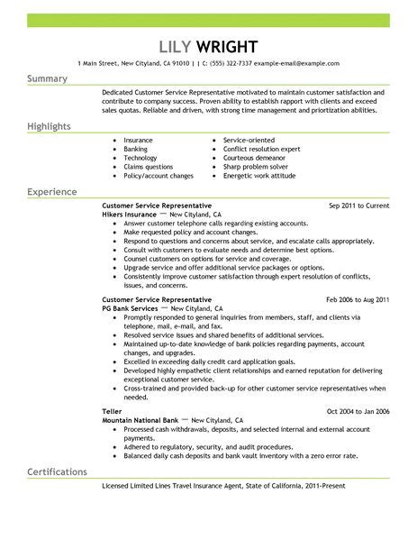 15 Amazing Customer Service Resume Examples Livecareer