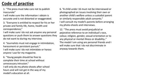 Code Of Practise Ppt