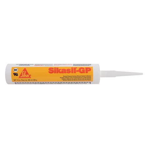 AP Products 017 189150 SikaSil GP 10 Oz Silicone Non Sag Clear