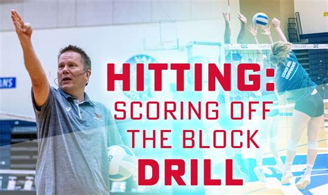 Hitting Scoring Off The Block Drill The Art Of Coaching Volleyball