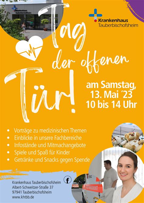 Tag der offenen Tür am 13 Mai Krankenhaus Tauberbischofsheim