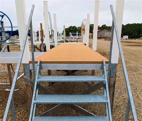 Dock Accessories Galvanized Dock Steps