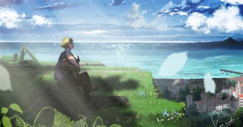 オリジナル 【依頼絵】夏をうたう 花岡かおろ／薫狼のイラスト Pixiv