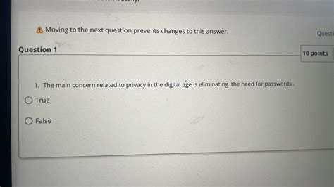 Solved Moving To The Next Question Prevents Changes To This Chegg