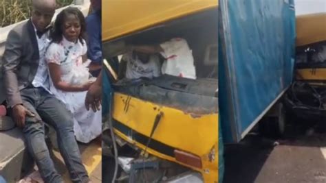 Newlyweds 16 Others Injured After Truck Bus Collide On Third Mainland