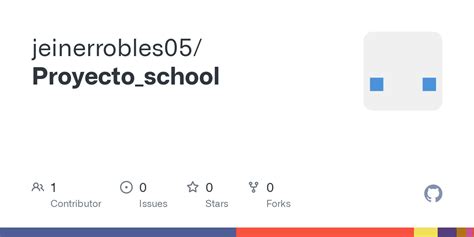 Github Jeinerrobles05proyectoschool