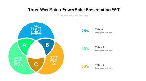 Three Way Match Powerpoint Presentation Ppt 100 Editable Pptx