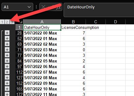 How To Export License Usage And Calculate License Consumption In Excel