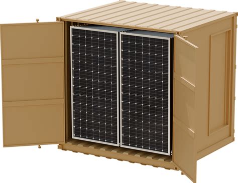Our Container Solution With Solar Power Battery And More
