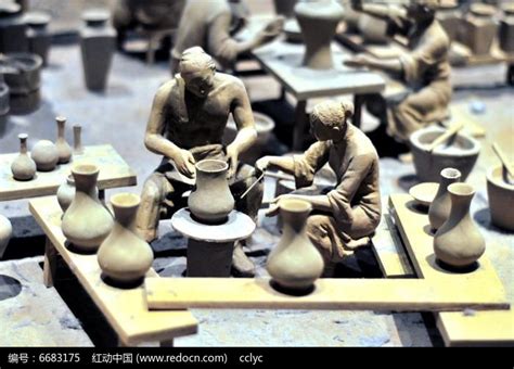 古代陶瓷烧制成型高清图片下载 红动中国