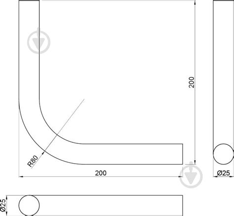 ᐉ Угол прямой DC для трубы d25 мм R-32 20x20 см • Купить в Киеве ...