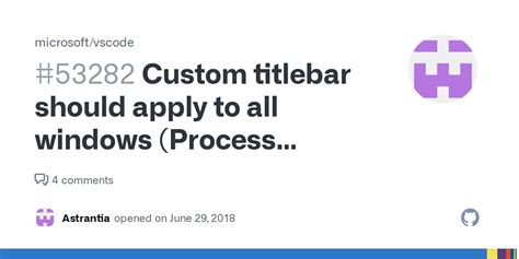 Custom Titlebar Should Apply To All Windows Process Explorer Report A Bug Dialogs · Issue