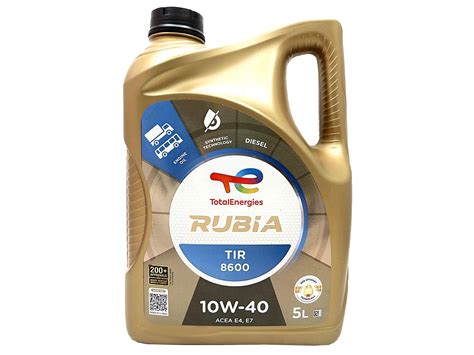 TOTAL Rubia TIR 8600 10W-40 5 Ltr. | Betriebsstoffe | Autozubehör ...