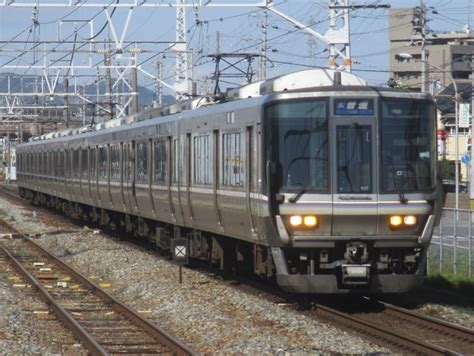 Jr西日本223系電車 クハ222 2026 英賀保駅 鉄道フォト・写真 By ウグイスさん レイルラボraillab
