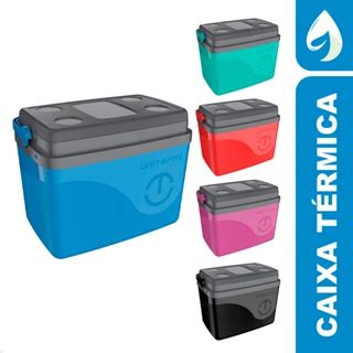 Caixa Térmica Cooler Litros para Latas Alça Praia Pesca Camping Unitermi Shopee Brasil