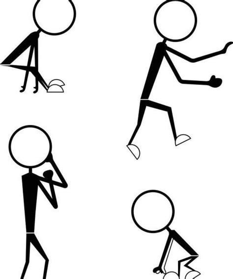 介绍小人简笔画 简笔画图片大全 蒲城教育文学网