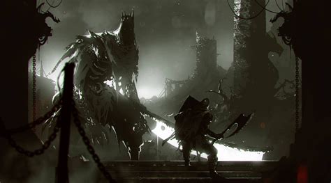 Yhorm The Giant By ömer Tunç Fantasy Rpg Medieval Fantasy Dark Souls