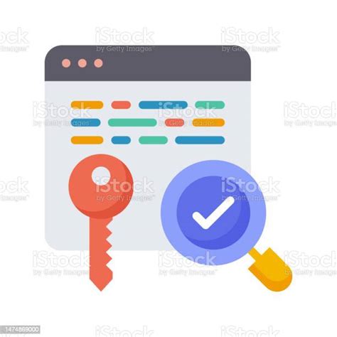 키워드 벡터 플랫 아이콘 디자인 그림입니다 Seo 개발 및 마케팅 기호 흰색 배경 Eps 10 파일 0명에 대한 스톡 벡터 아트 및 기타 이미지 Istock