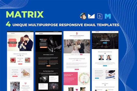 Matrix Multipurpose Responsive Email Templates Latest Version