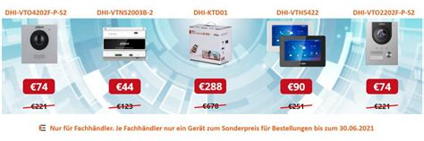 Dahua Promotion April 2021 Bis Juni 2021 Für Fachhändler Dahua