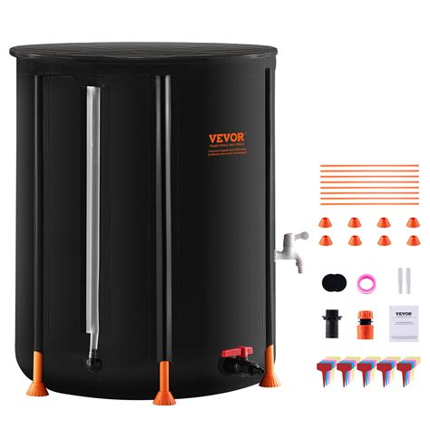 VEVOR Récupérateur d Eau de Pluie Pliable 250 L Réservoir d Eau de