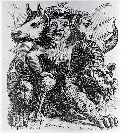 コラン・ド・プランシー『地獄辞典』への挿絵 － 悪魔アスモデウス 1863＞ギュスターヴ・モロー研究序説 12 1985＞美術の話