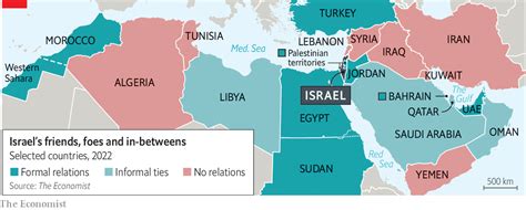 Israel World Map 2022