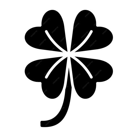 Icono Del Trébol Vector Premium