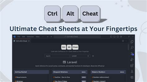 Ctrl Alt Cheat The Ultimate Cheat Sheets At Your Fingertips