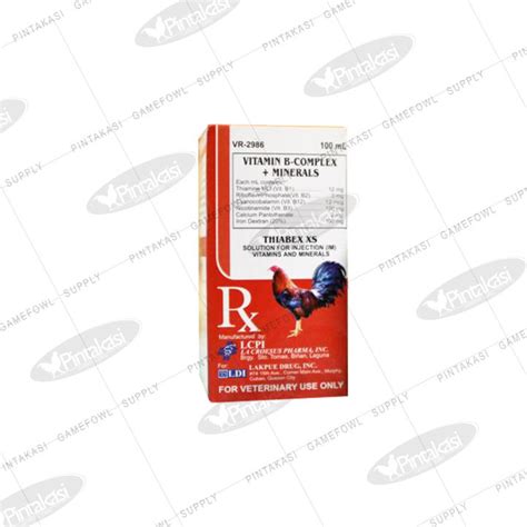 Pintakasi Ldi Thiabex Xs B Complex 100ml For Gamefowl Rooster July