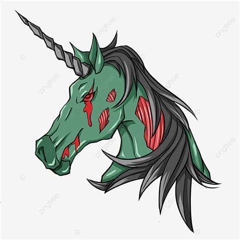 Zombie Unicorn Drawings