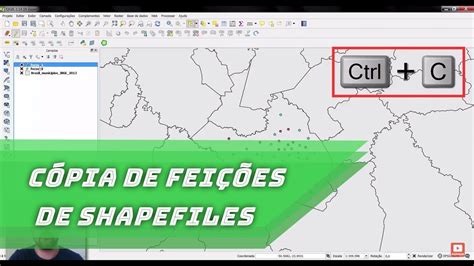 Copiar Feições De Um Shapefile Para Outro No Qgis Youtube