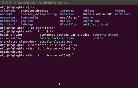 Ubuntu Mi Primer Programa En C