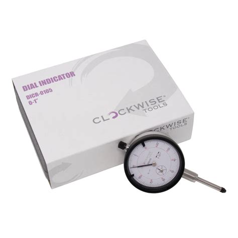 Clockwise Tools Dicr Dial Indicator 0 1 Inch 30pcs