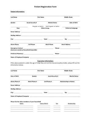 Fillable Online New Patient Demographic Form Meaningful Use Fax Email