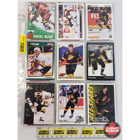 Hockey Cards 1990s Variety 3 Sheets ~ 9 Cards Per Sheet Incl Pavel