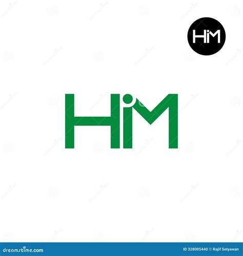 Him Logo Letter Monogram Design Stock Vector Illustration Of Venture Initial 328005440