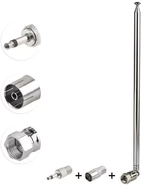 BINGFU DAB SECTIONS Telescopic FM Antenna For Denon Pioneer Onkyo Yamaha Maran EUR