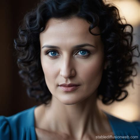 Portrait Of A Woman With Fair White Skin Who Looks A Bit Like Indira