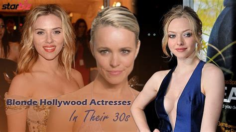 11 Blonde Hollywood Actresses In Their 30s Who Redefined Standards