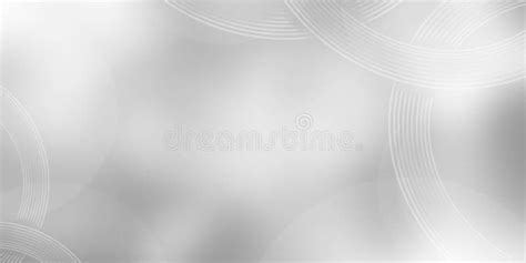 Gray Abstract Technology Background With Circle And Wave Abstract Grunge Background Stock