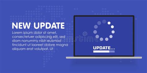 system software update and upgrade concept loading process in monitor