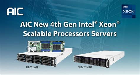 Aic Introduces Server Systems Powered By 4th Gen Intel Xeon Scalable