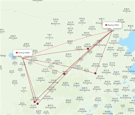 Flights From Xining To Beijing Xnn To Pek Flight Routes